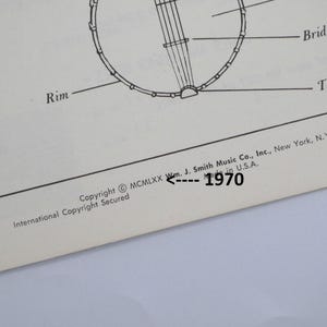Vintage Banjo Lesson Booklet: E-Z Method, 1970s With Guitar Pick - Etsy
