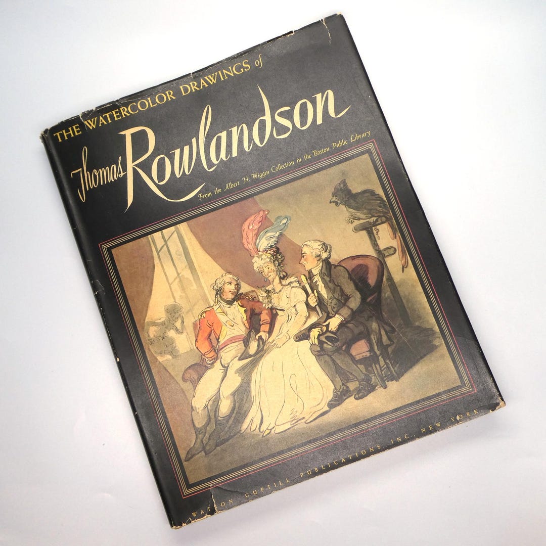 The Watercolor Drawings of Thomas Rowlandson, 1947 Stated First Edition ...