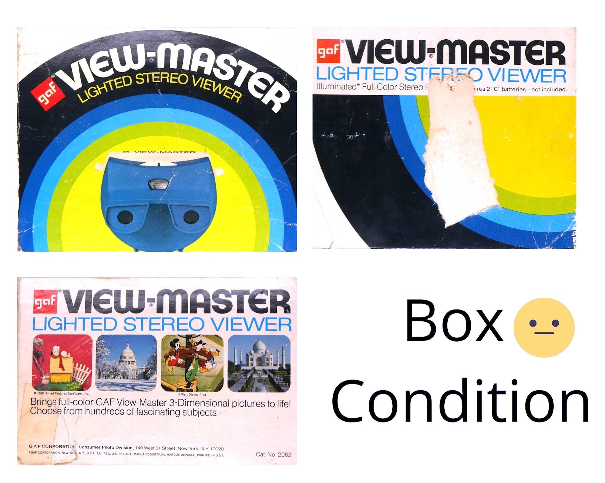 Classic GAF Model H View-master Lighted Stereo Viewer With - Etsy