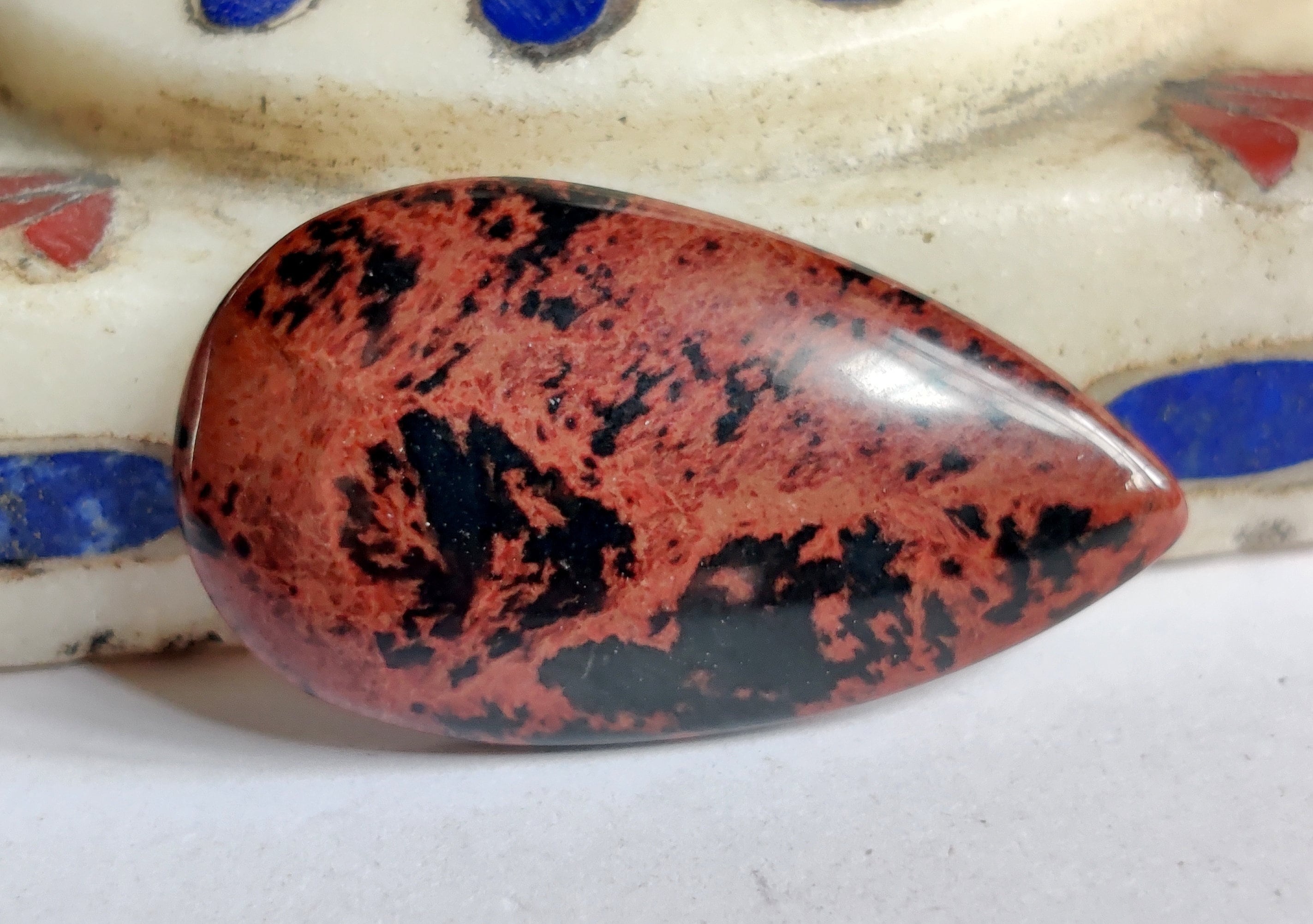 MAHOGANY OBSIDIAN GEMSTONE 20Ct Mahogany Obsidian Cabochon | Etsy