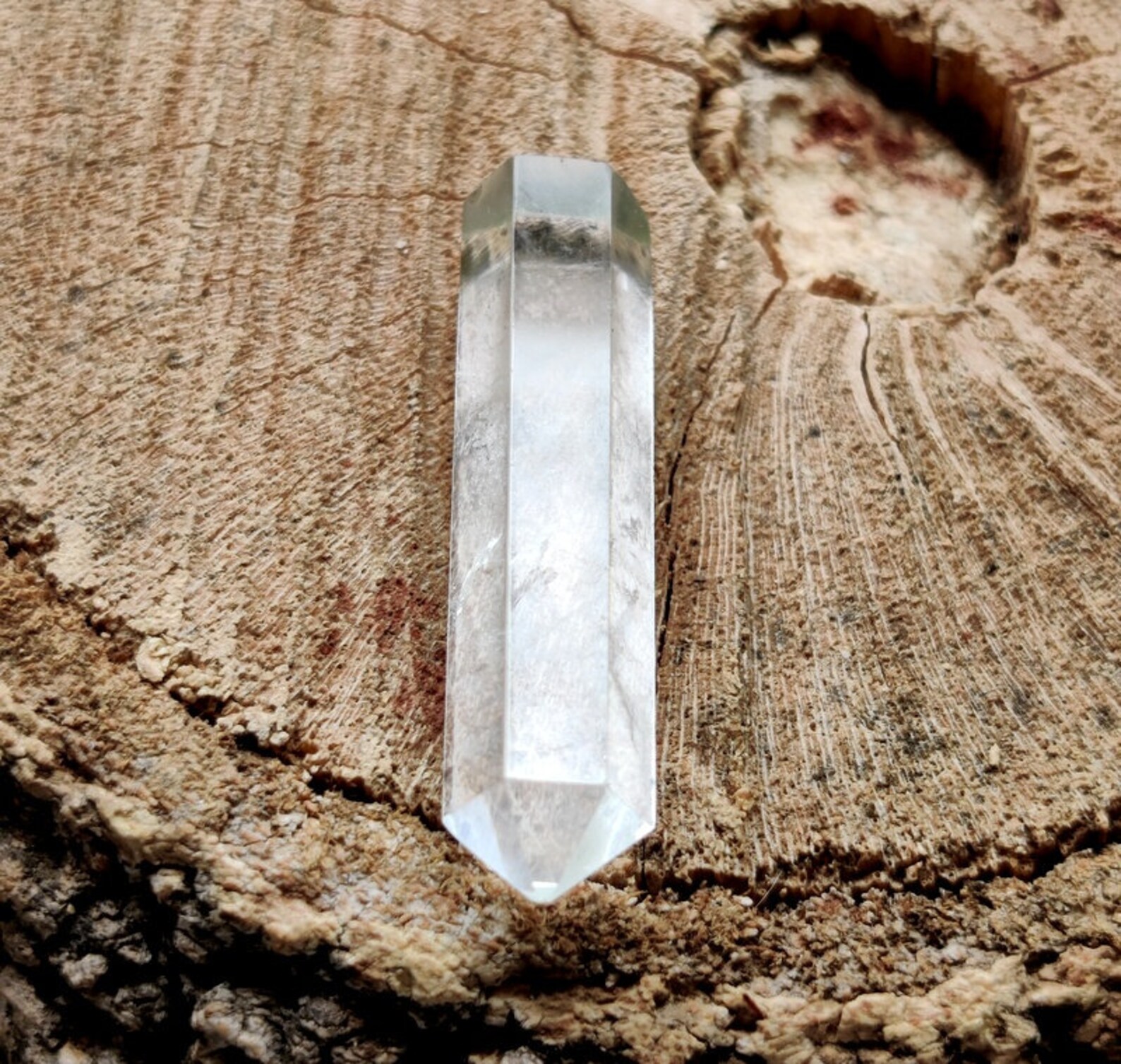 CRYSTAL QUARTZ FACETED Gemstone 25Ct High Quality Natural | Etsy