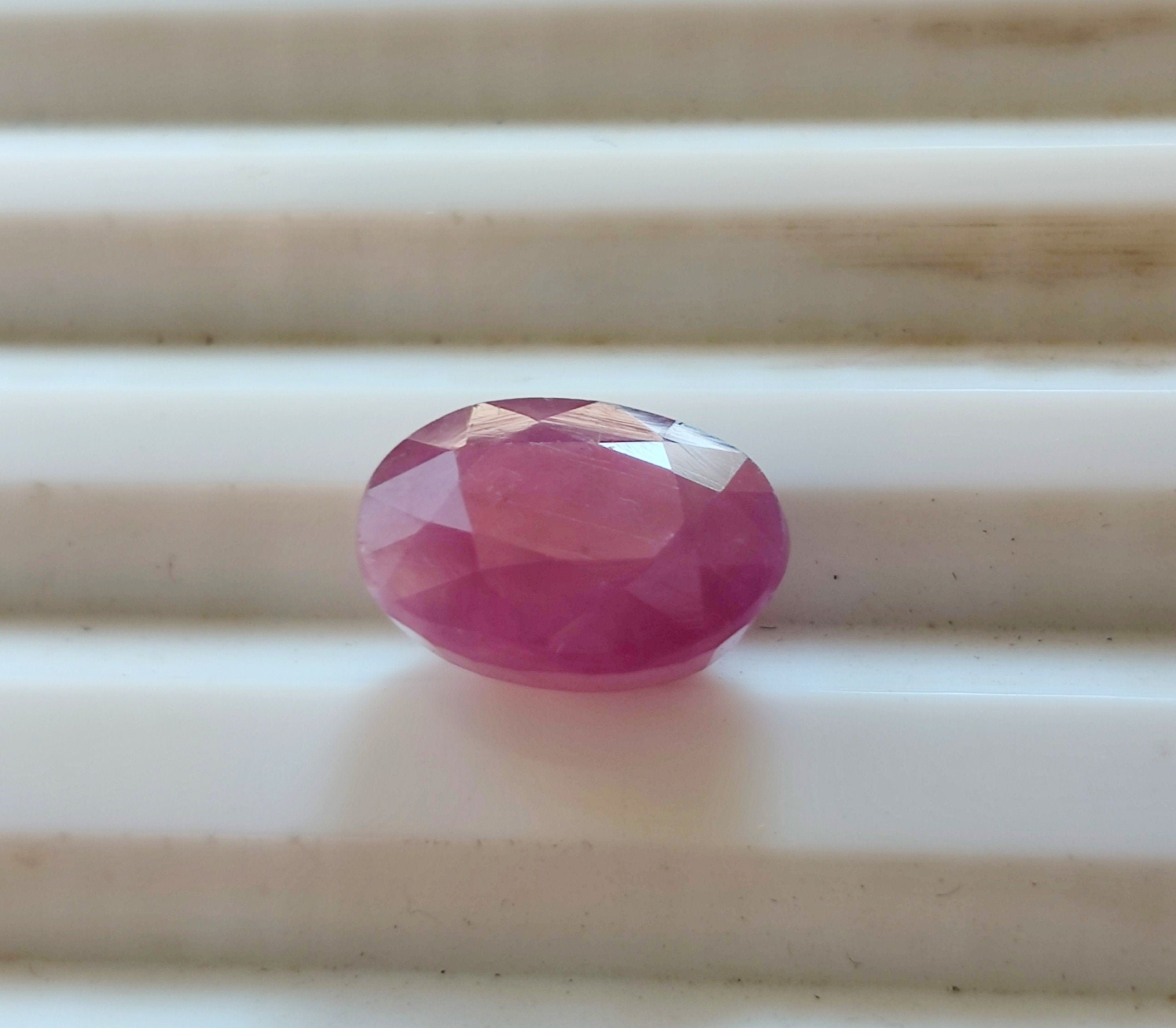 NATURAL RUBY GEMSTONE Oval Shape 5.70Ct High Quality Unheated | Etsy