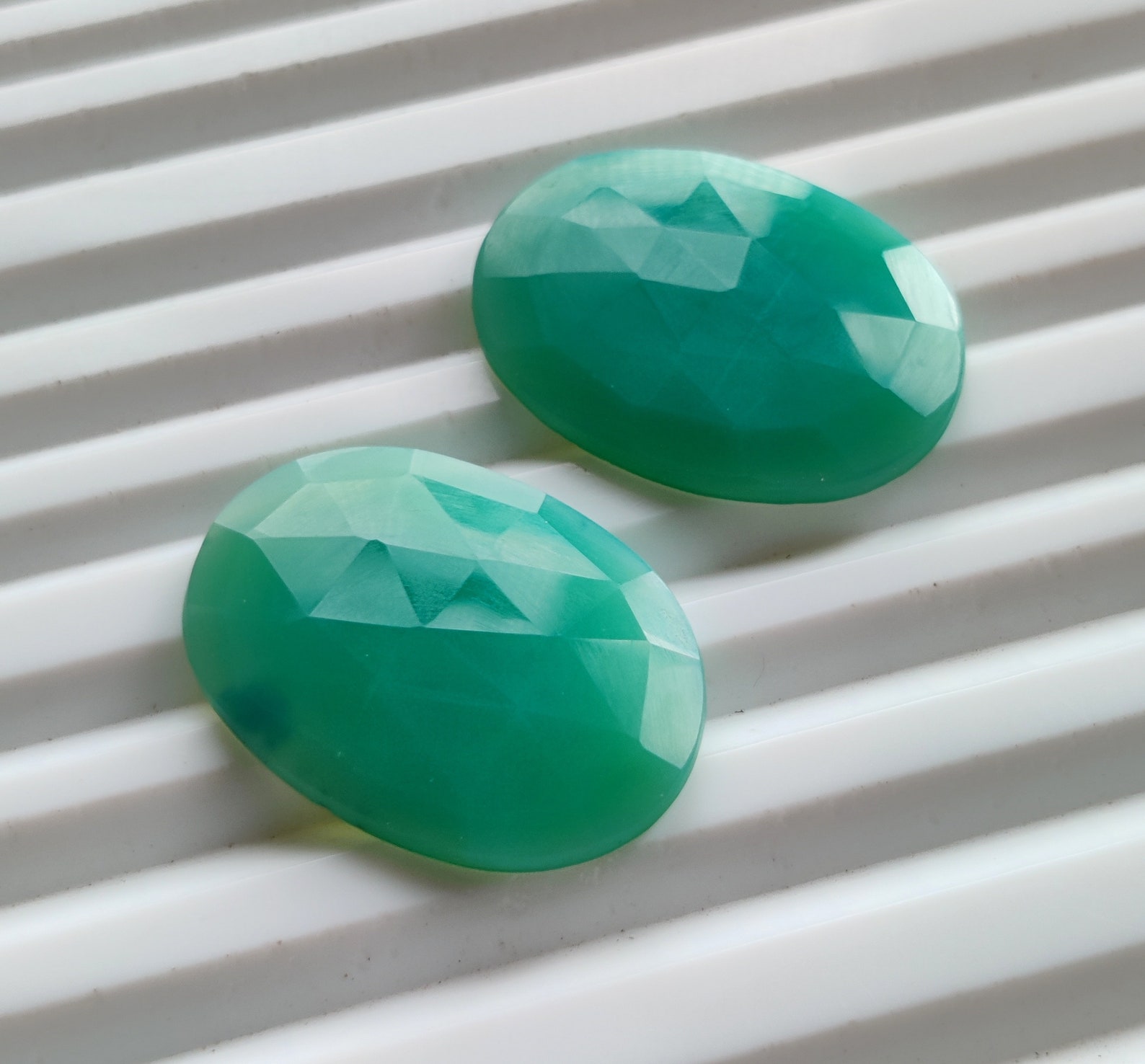 NATURAL CHALCEDONY ROSE Cut Faceted Gemstone 25.65ct Good - Etsy