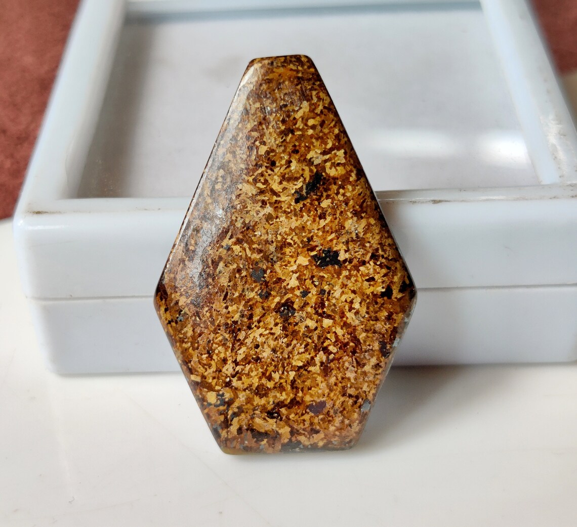 LOOSE GEMSTONE Brown Jade 46CT Natural Brown Jade Cabochon | Etsy