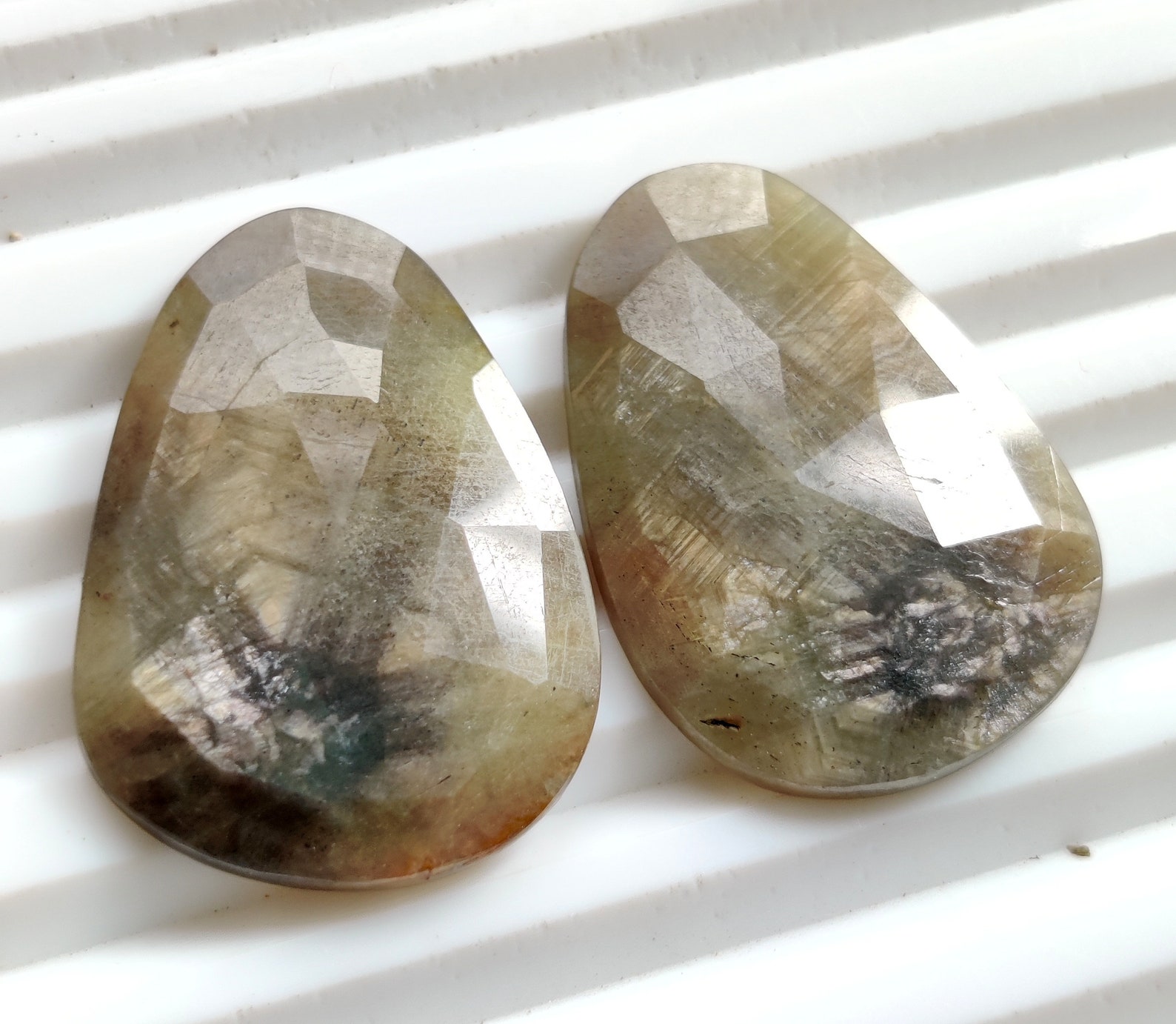 Multi Saphir Edelstein Rose Cut Edelstein 57Ct Gute Qualität - Etsy