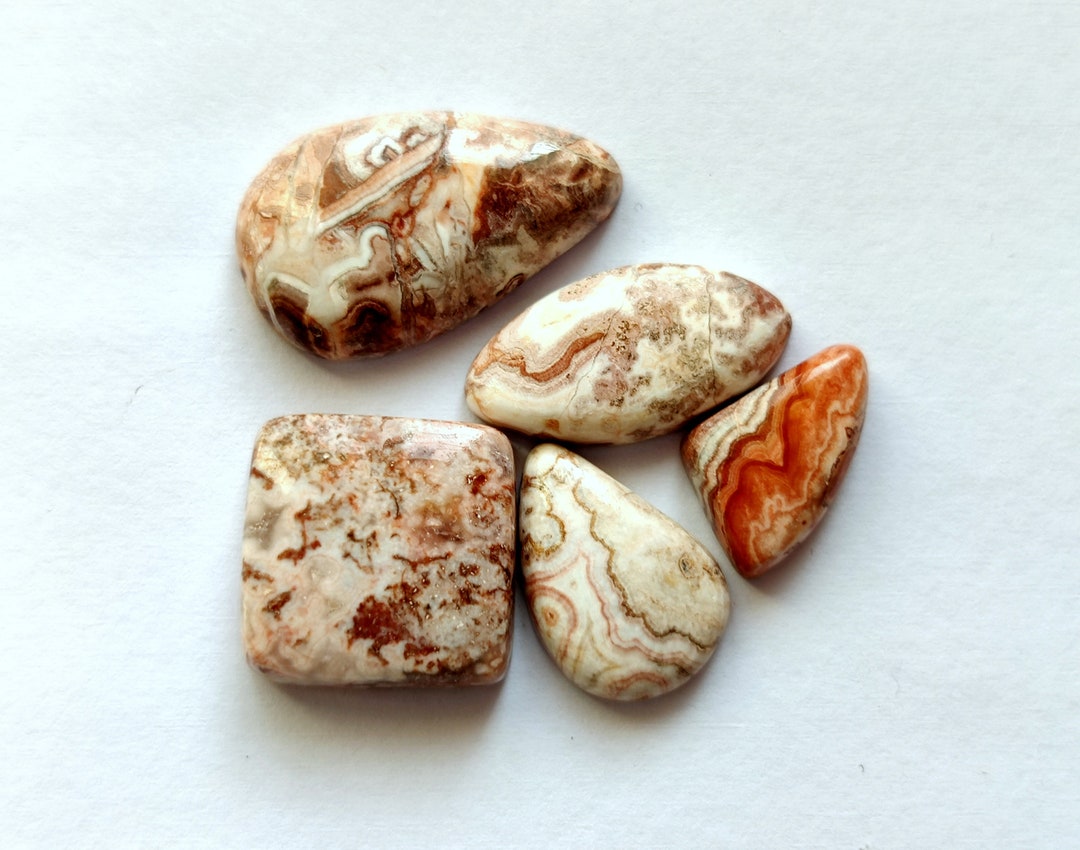 Natural Rosetta Jasper Gemstone 42.Ct Rosetta Jasper Cabochon Loose ...