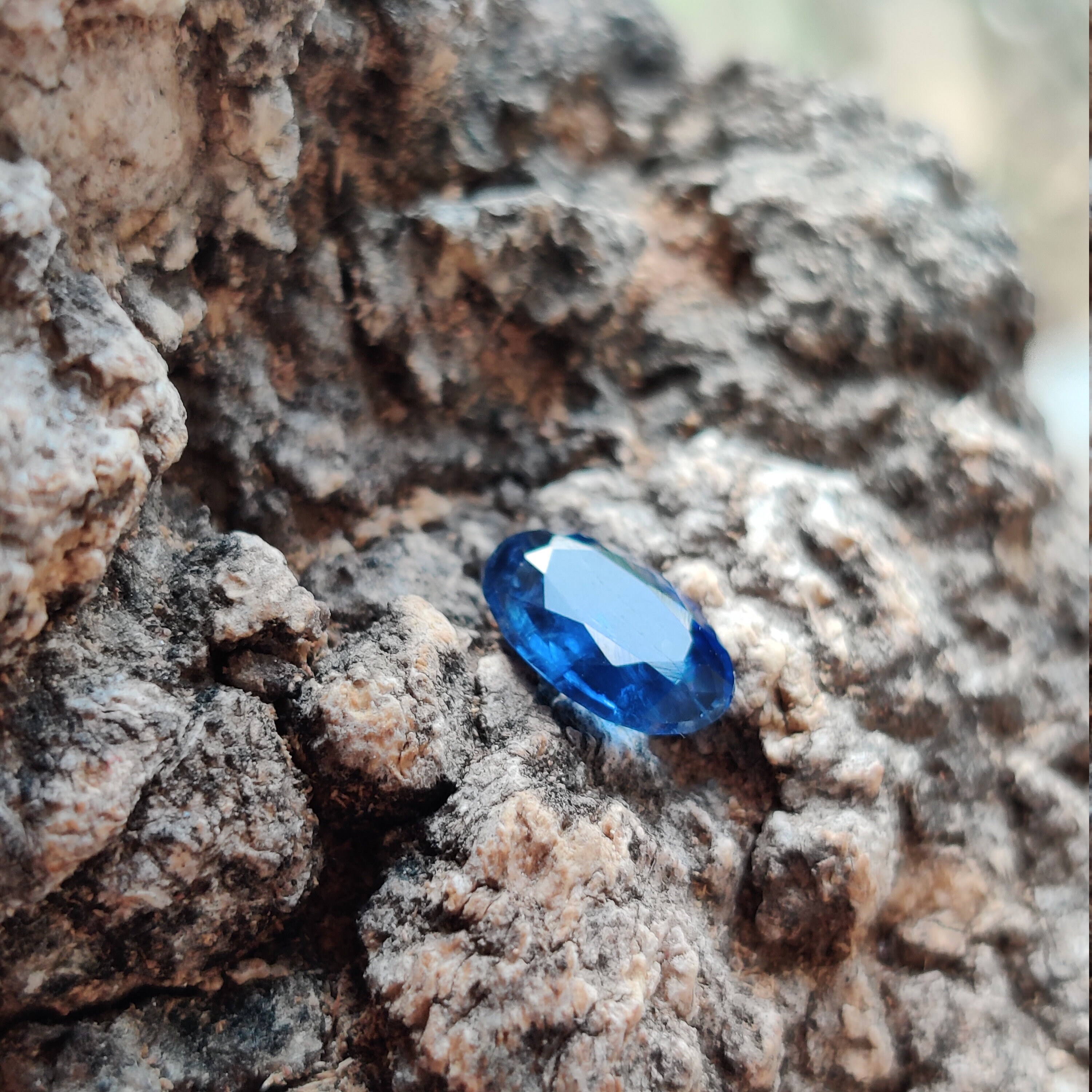 NATURAL KYANITE GEMSTONE 1.65Ct Oval Shape Kyanite Faceted Cut | Etsy