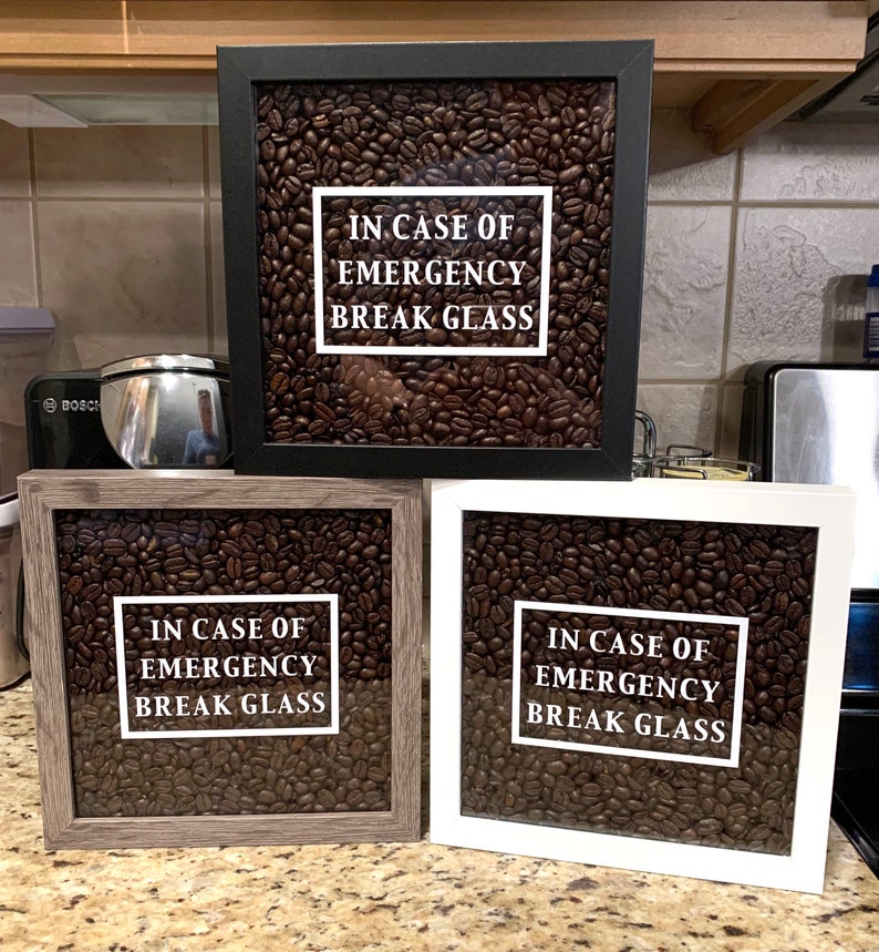 Coffee Decor / in Case of Emergency / Decor / Coffee Lovers - Etsy