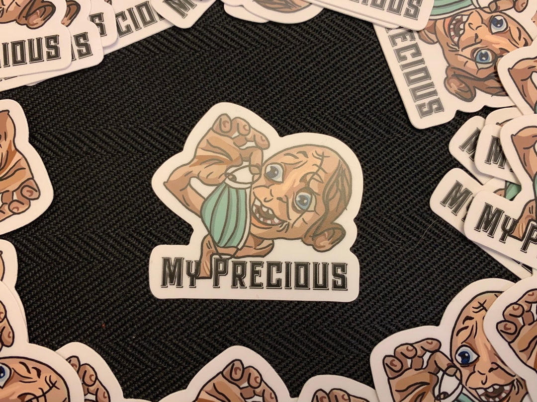 Gollum / Hardhat Sticker / LOTR / My Precious / Lord of the Rings ...
