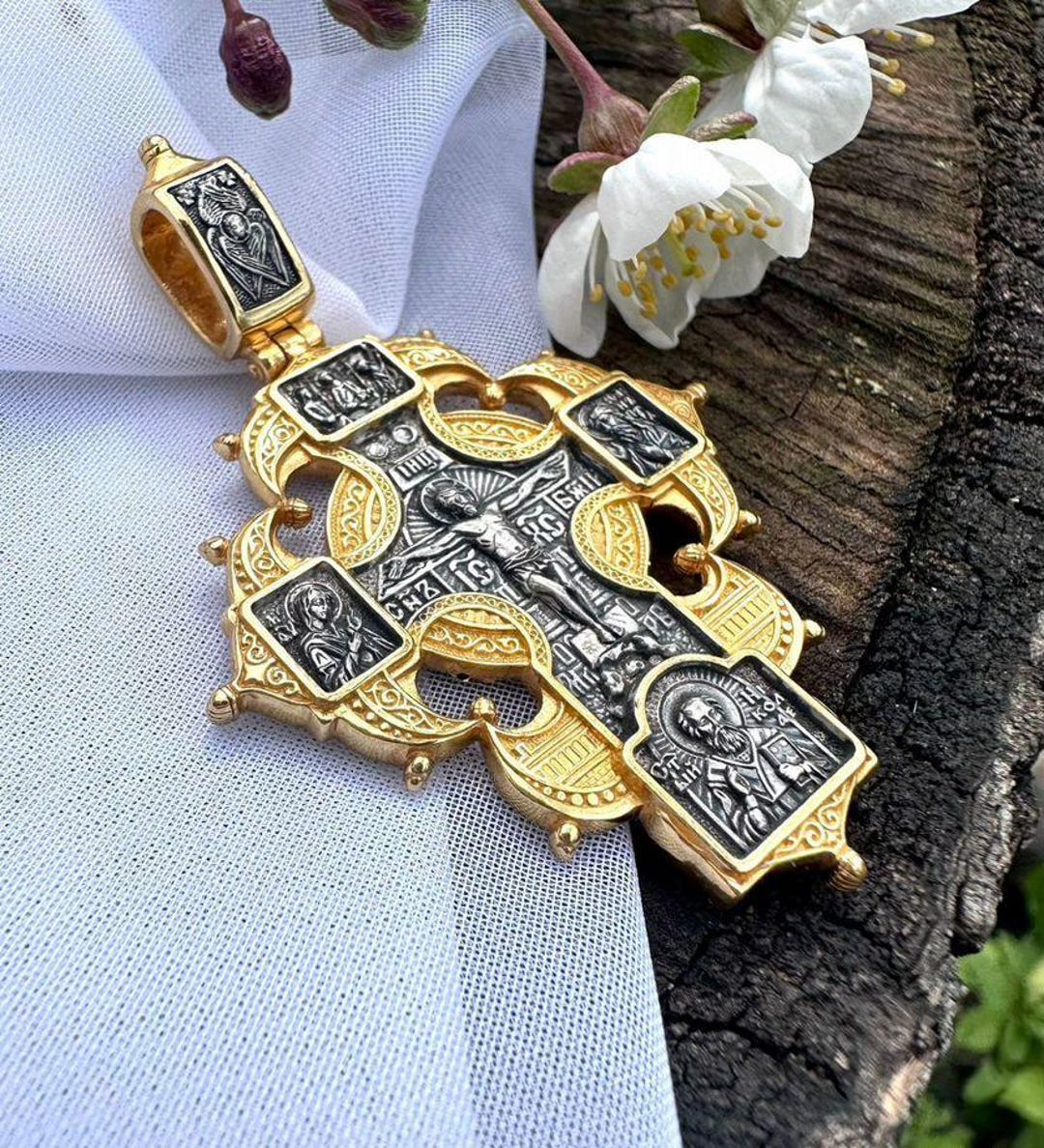 The Kazan Icon and Saints Blessed Matrona Cross Christian Orthodox ...