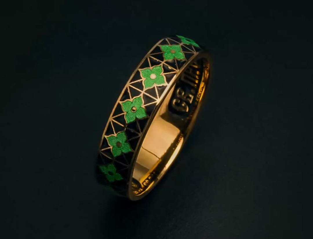 Prayer to St. Seraphim of Sarov Orthodox 925 Silver + 24K Gold Ring ...