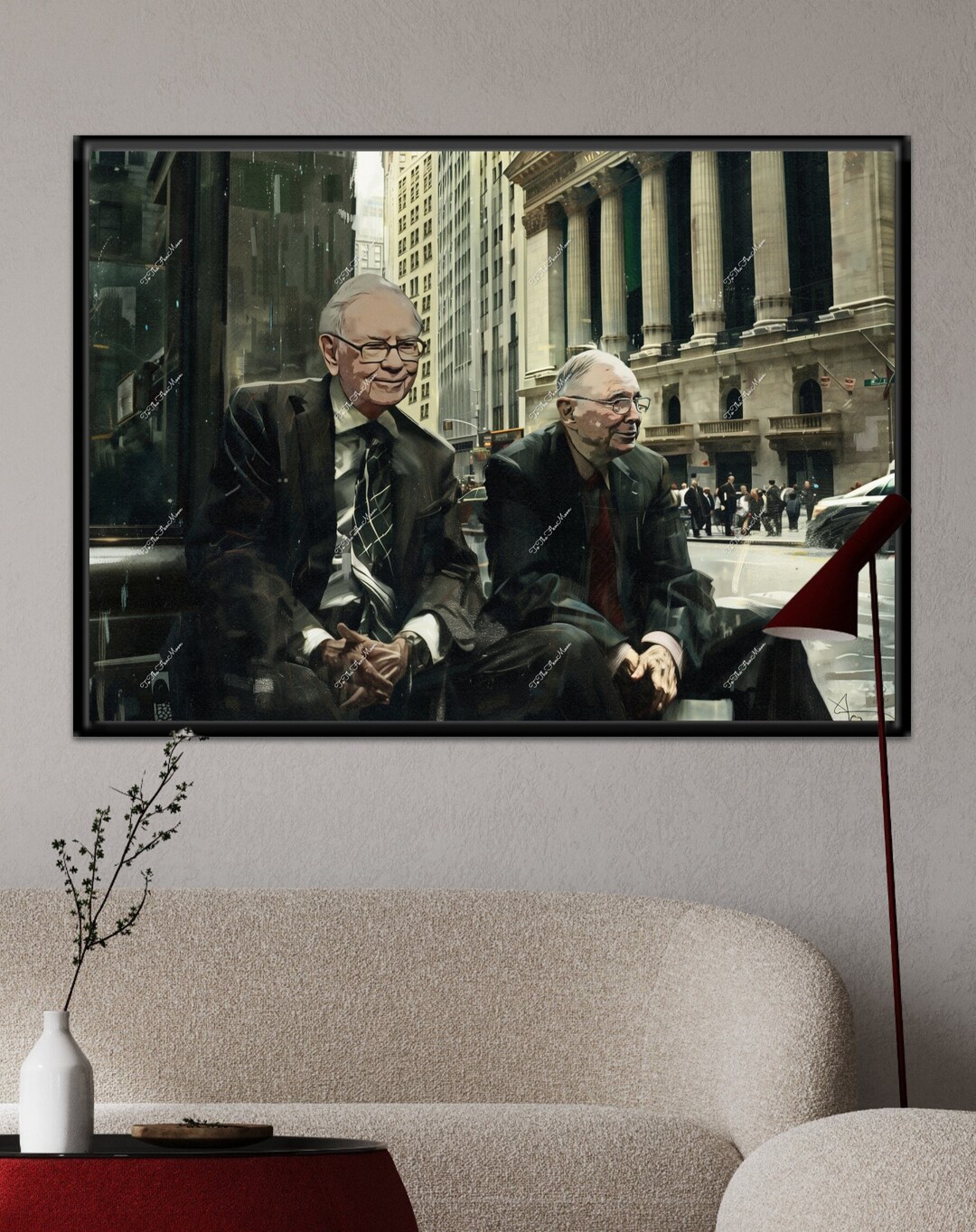 Warren Buffett and Charlie Munger Sitting in Front of the New York ...