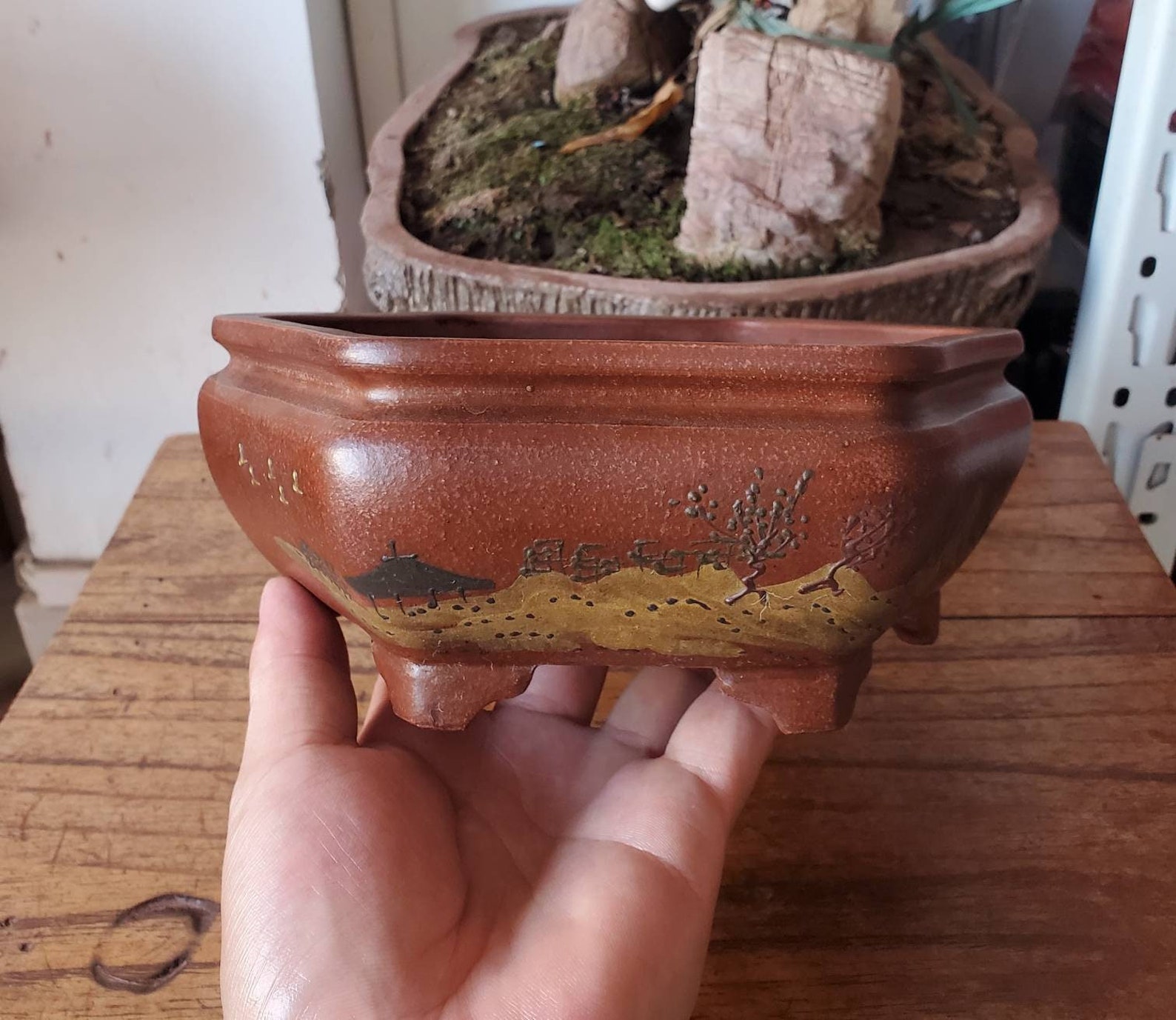 Handmade Bonsai Pot Six Square Shallow Bonsai Pots China - Etsy