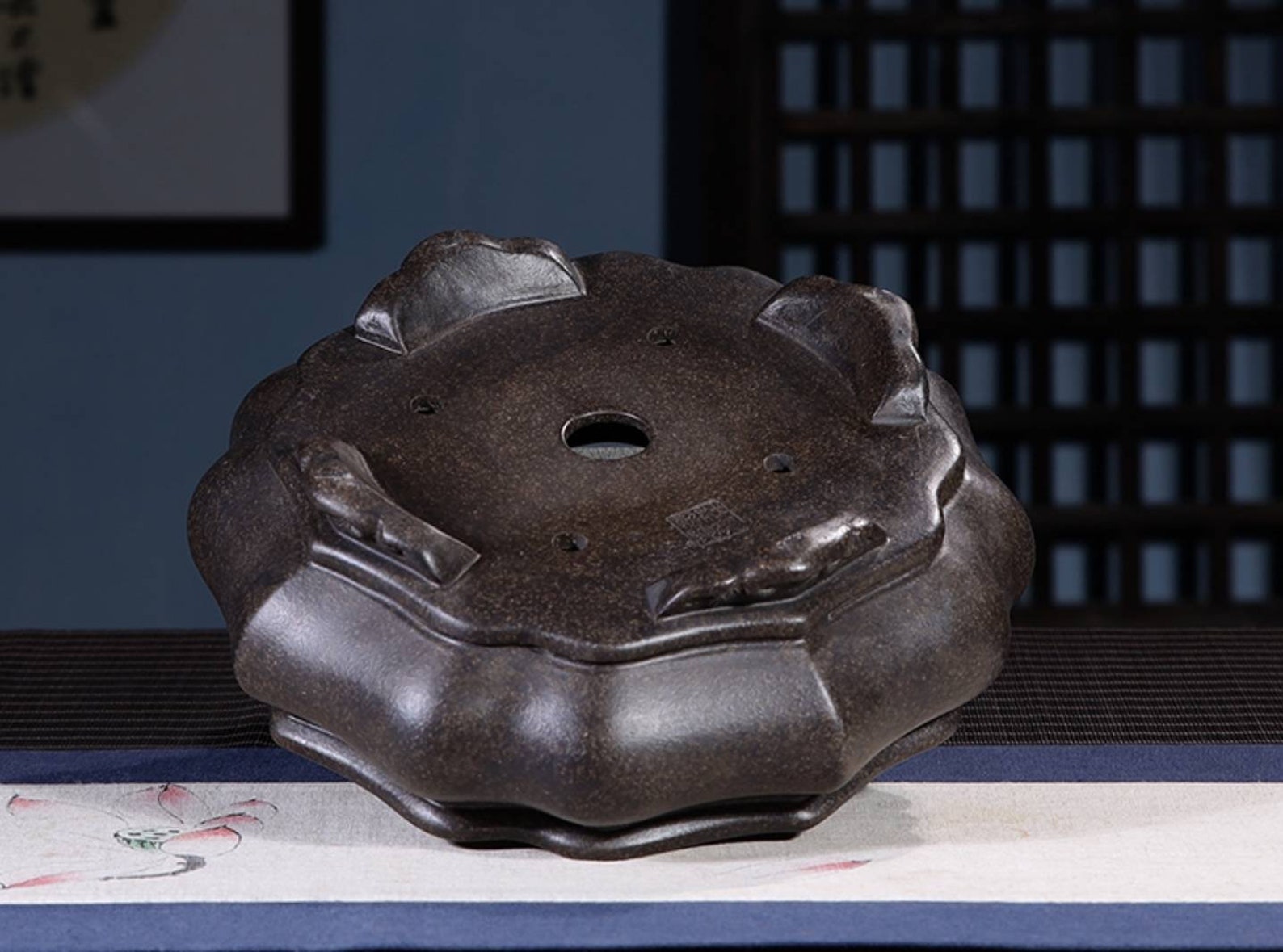 Yixing Purple Sand Pottery Handmade Cloud Foot Bonsai Pot - Etsy