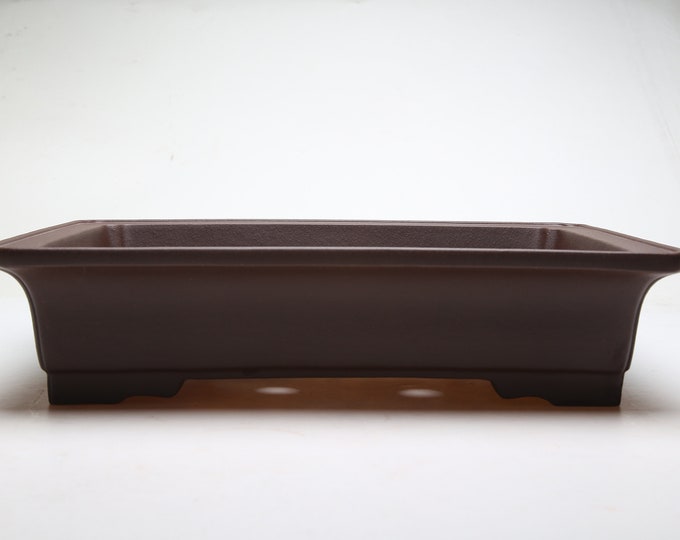 17.5 Inch High Quality Handmade Rectangular Bonsai Pot Yixing Purple ...