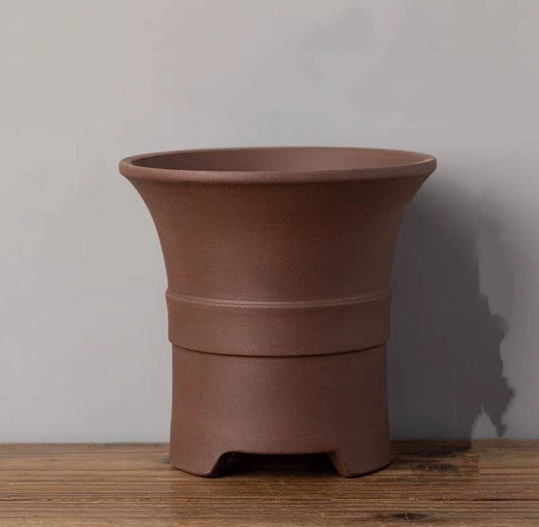 Unglazed and Breathable Yixing Zisha Pottery Pots Succulent Planters or ...