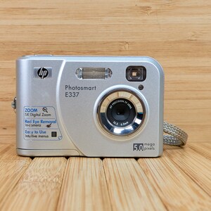 HP Photosmart E337 5.0MP Digital Camera, Silver - Etsy