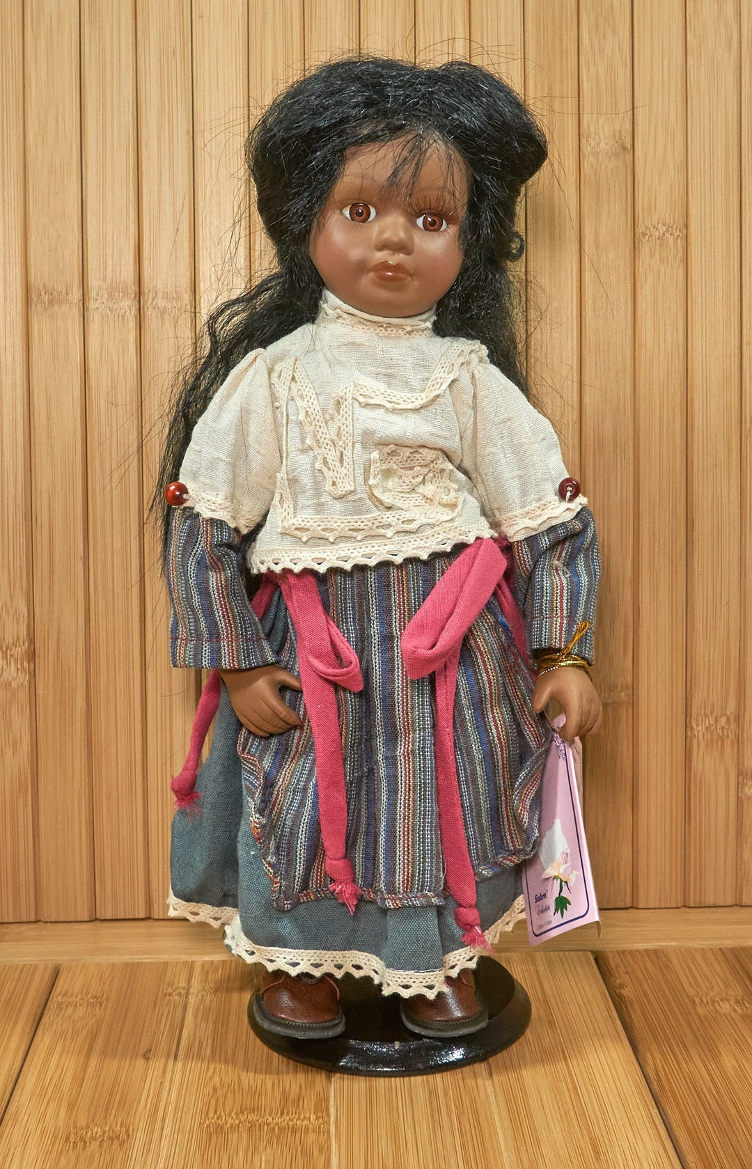 Rare Sabre Collection Maria, Porcelain Doll 12 in With Stand - Etsy