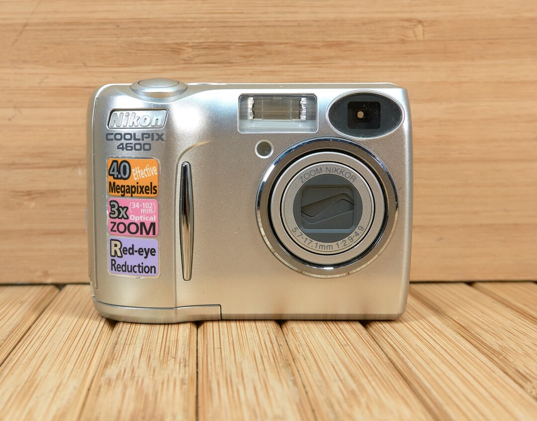 Nikon Coolpix 4600 4MP Digital Camera, With 3x Optical Zoom - Etsy