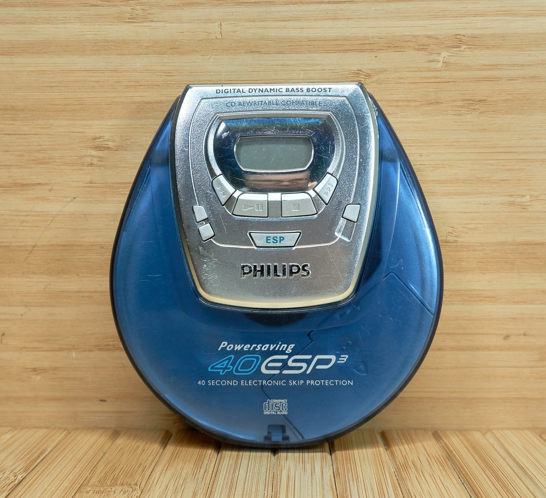 Philips Powersaving 40 ESP3 Personal CD Player, 40 Second Skip ...
