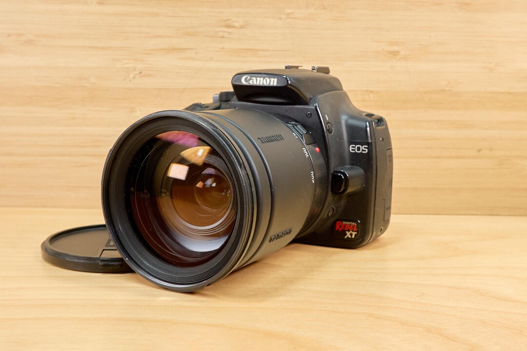 Canon Digital Rebel XT/EOS 350D 8 MP Camera, With Tamron Af 28-200mm F ...