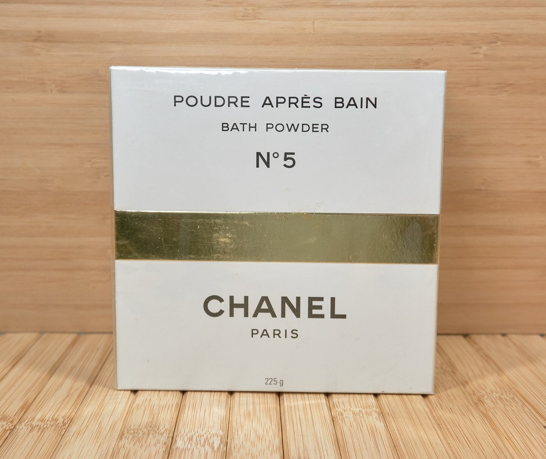 Vintage 80s CHANEL No 5 Bath Powder 225 Gr, Sealed - Etsy