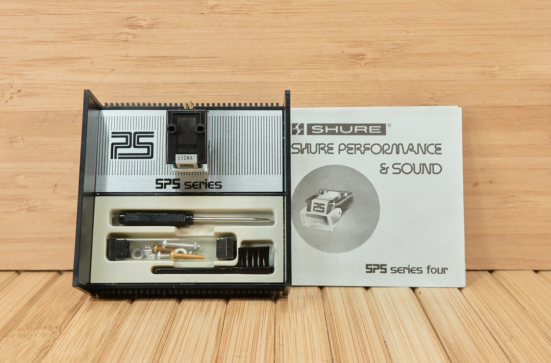 Shure SPS Series E92MA Cartridge, With Shure NPS-4 Stylus in a Display Case, Made in USA - Etsy