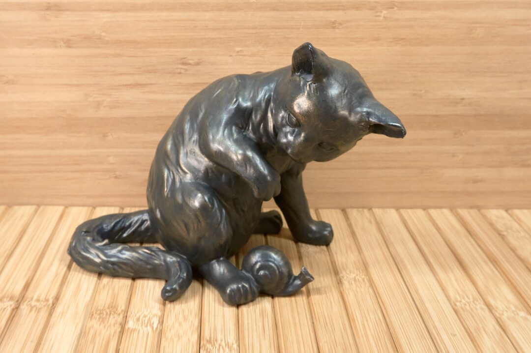 Cat Figure Heavy Betty Singer Collection Garden Parade - Etsy