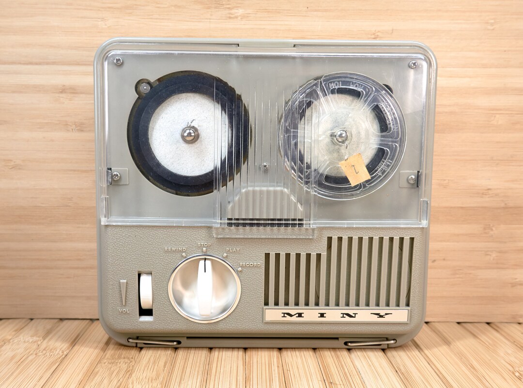 Vintage 60s Miny Transistor Reel-to-reel Tape Recorder, Made in Japan ...