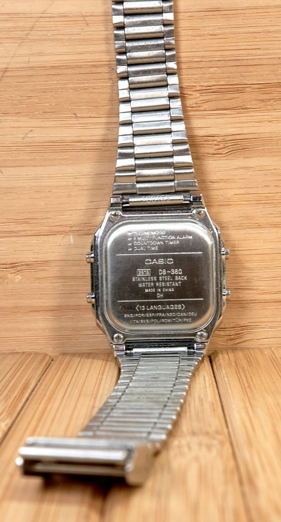 CASIO Illuminator 2515 DB-360 Data Bank, Silver Tone,… - Gem