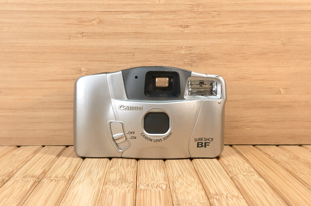 Canon Sure Shot BF 35mm Film Camera, Point and Shoot, Silver - Etsy ...
