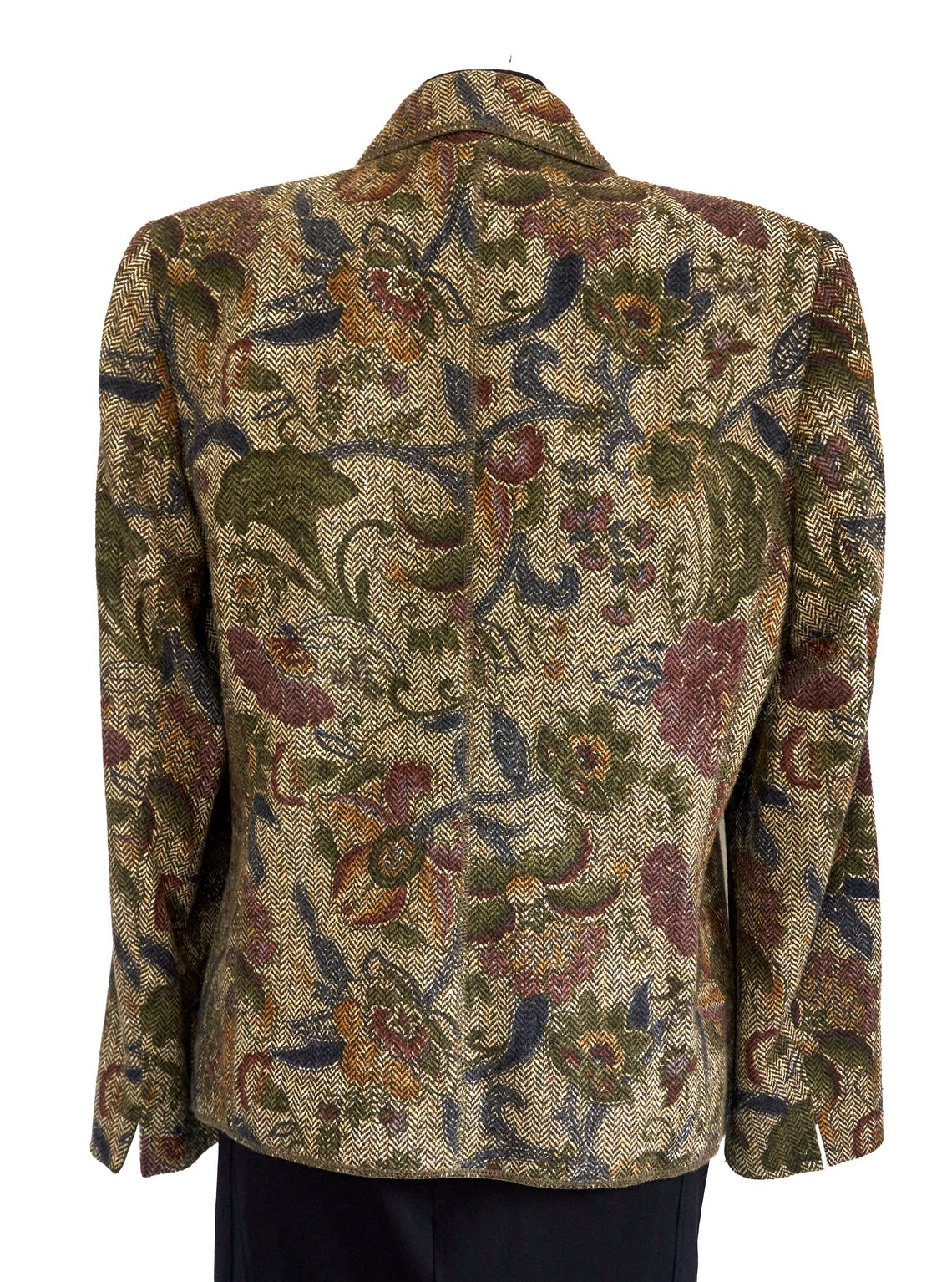 Horst Basler wool silk women's blazer Size L | Etsy