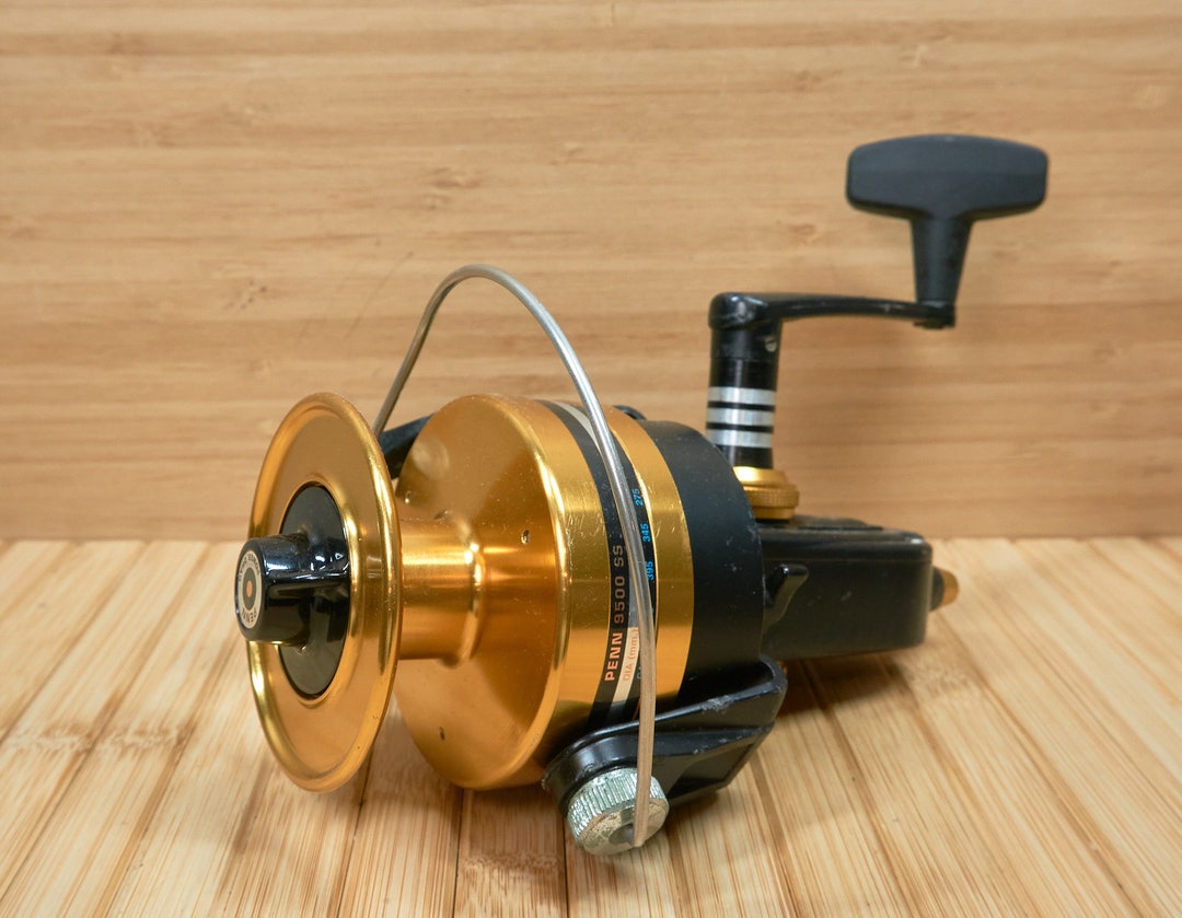Vintage Penn 9500SS Spinfisher Spinning Reel, Power Drag, Made in USA ...