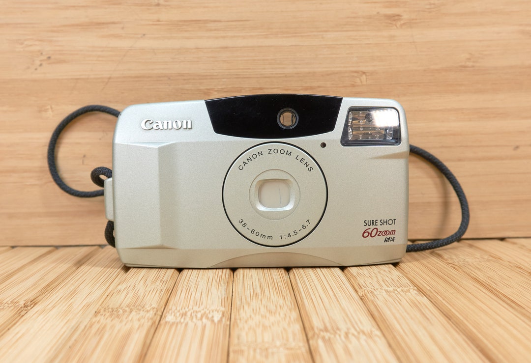 Canon Sure Shot 60 Zoom, Point and Shoot 35mm Film Camera, Zoom Lens - Etsy