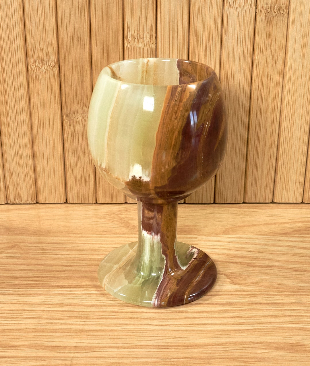 Natural Stone Multi Onyx Wine Glass Goblet - Etsy