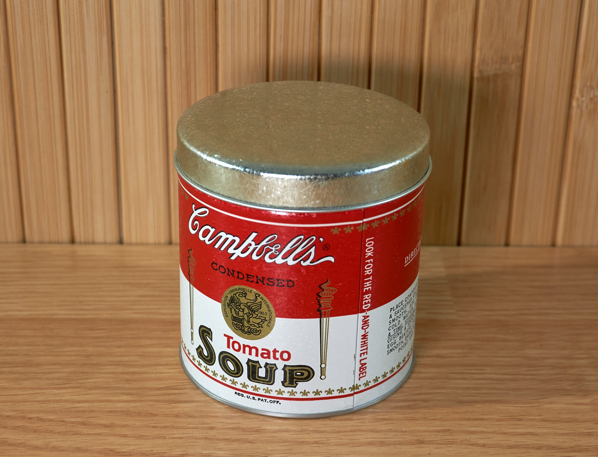 Vintage 90s CAMPBELL'S Tomato Soup Tin Collectible - Etsy