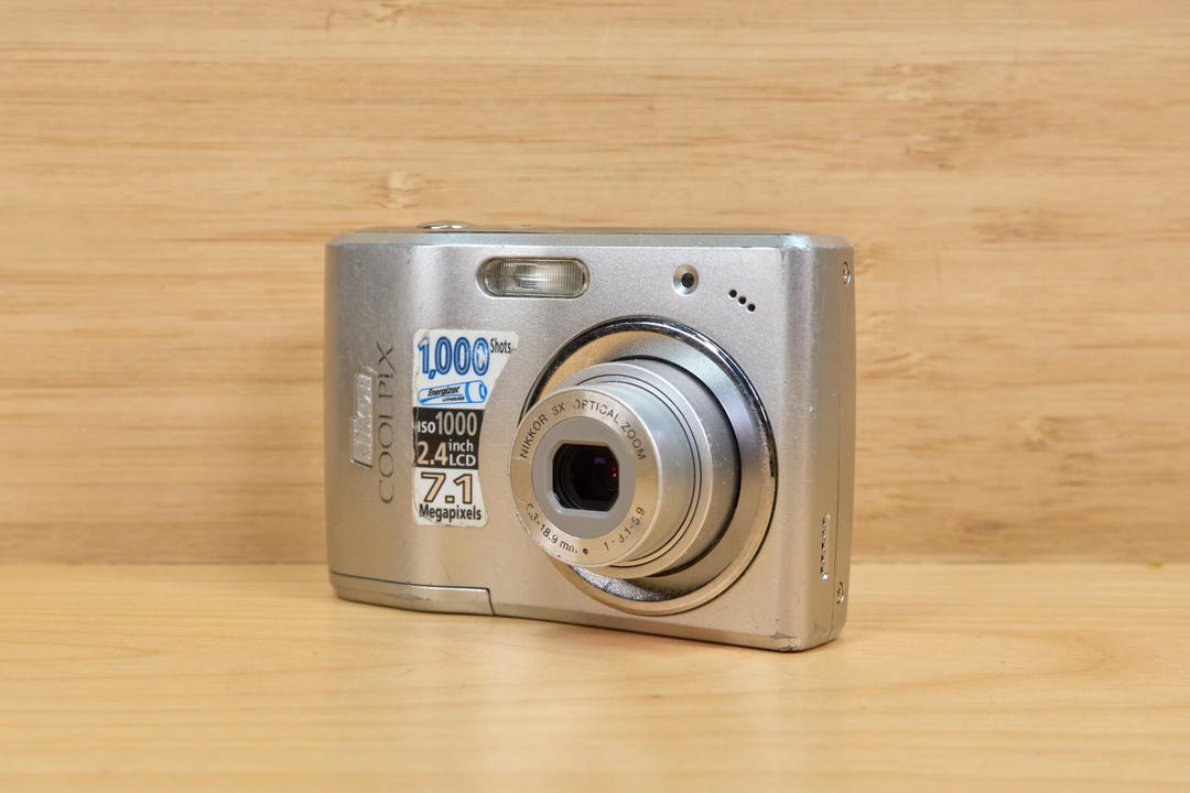 Nikon Coolpix L14 7.1MP Digital Camera With 3X Optical Zoom, Silver - Etsy