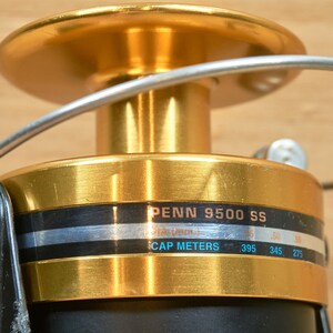 Vintage Penn 9500SS Spinfisher Spinning Reel, Power Drag, Made in USA ...