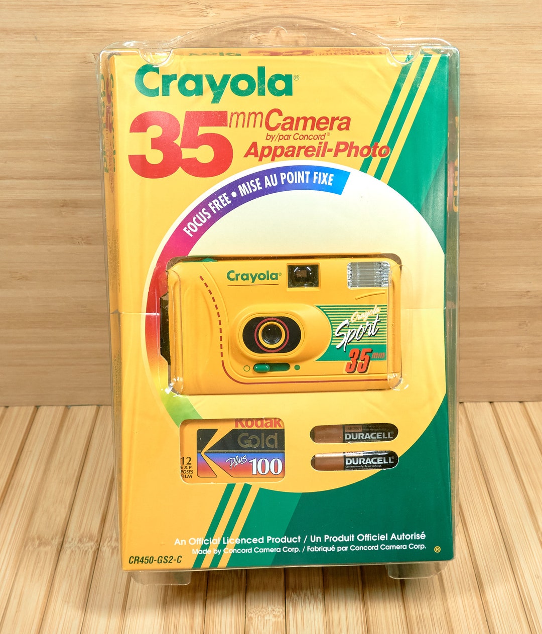 Vintage Crayola Sport Point and Shot 35mm Film Camera With - Etsy