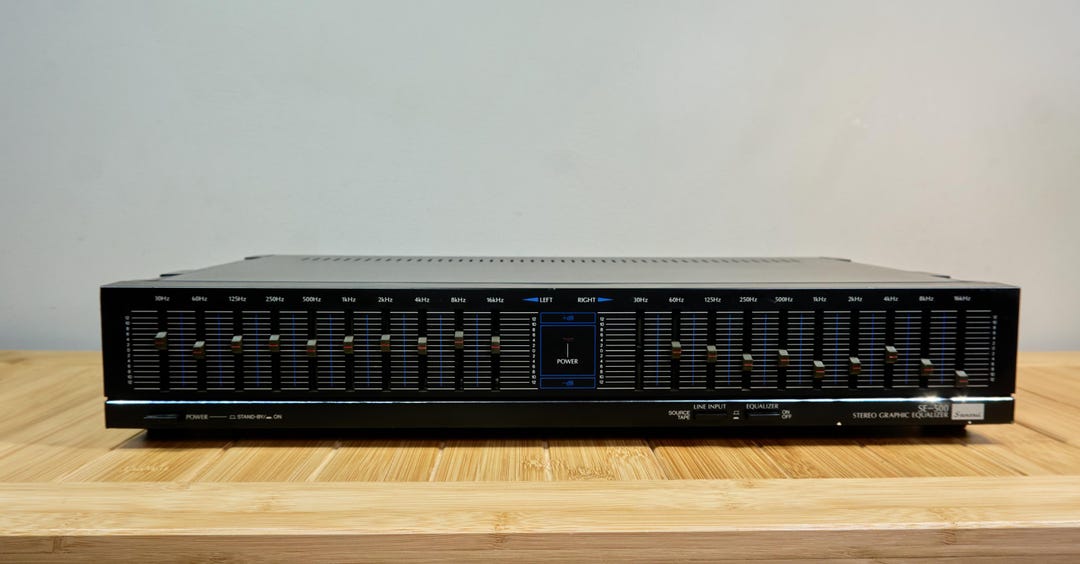 SANSUI SE-500 Stereo Graphic Equalizer, 10 Bands High Fidelity Sound ...