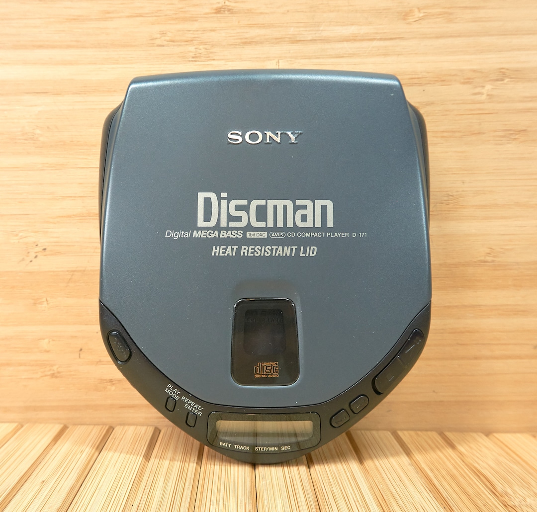Vintage Sony Discman D-171 CD Compact Player, Megabass - Etsy