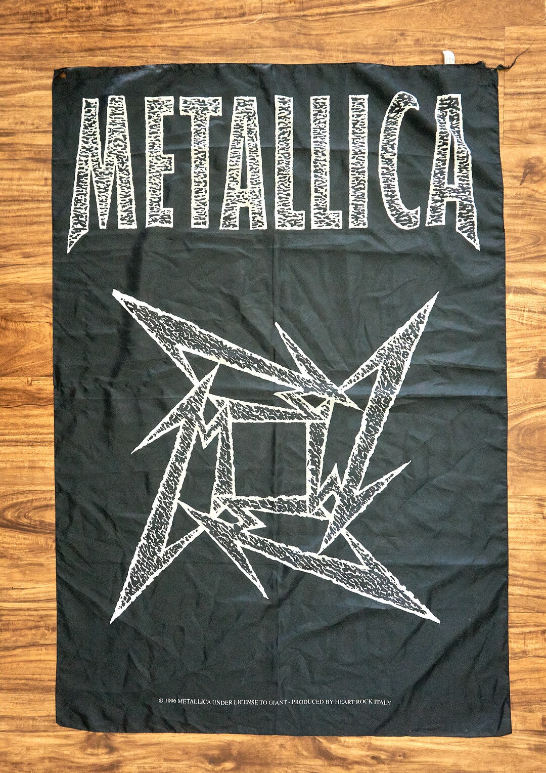 Vintage 1996 Metallica American Heavy Metal Band Cloth Poster Flag ...