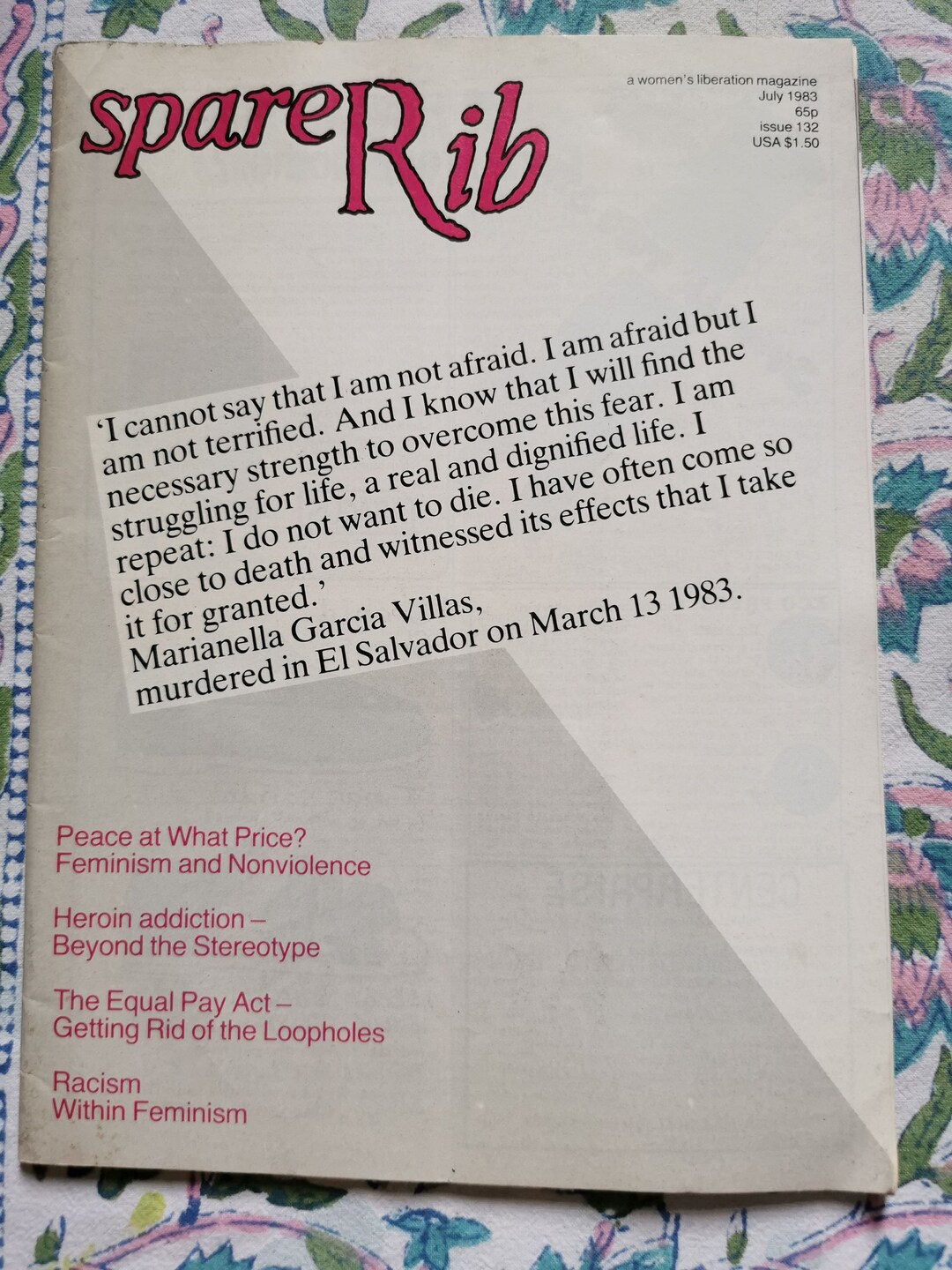 Spare Rib July 1983 132 Vintage Feminist Female Liberation Lesbian ...