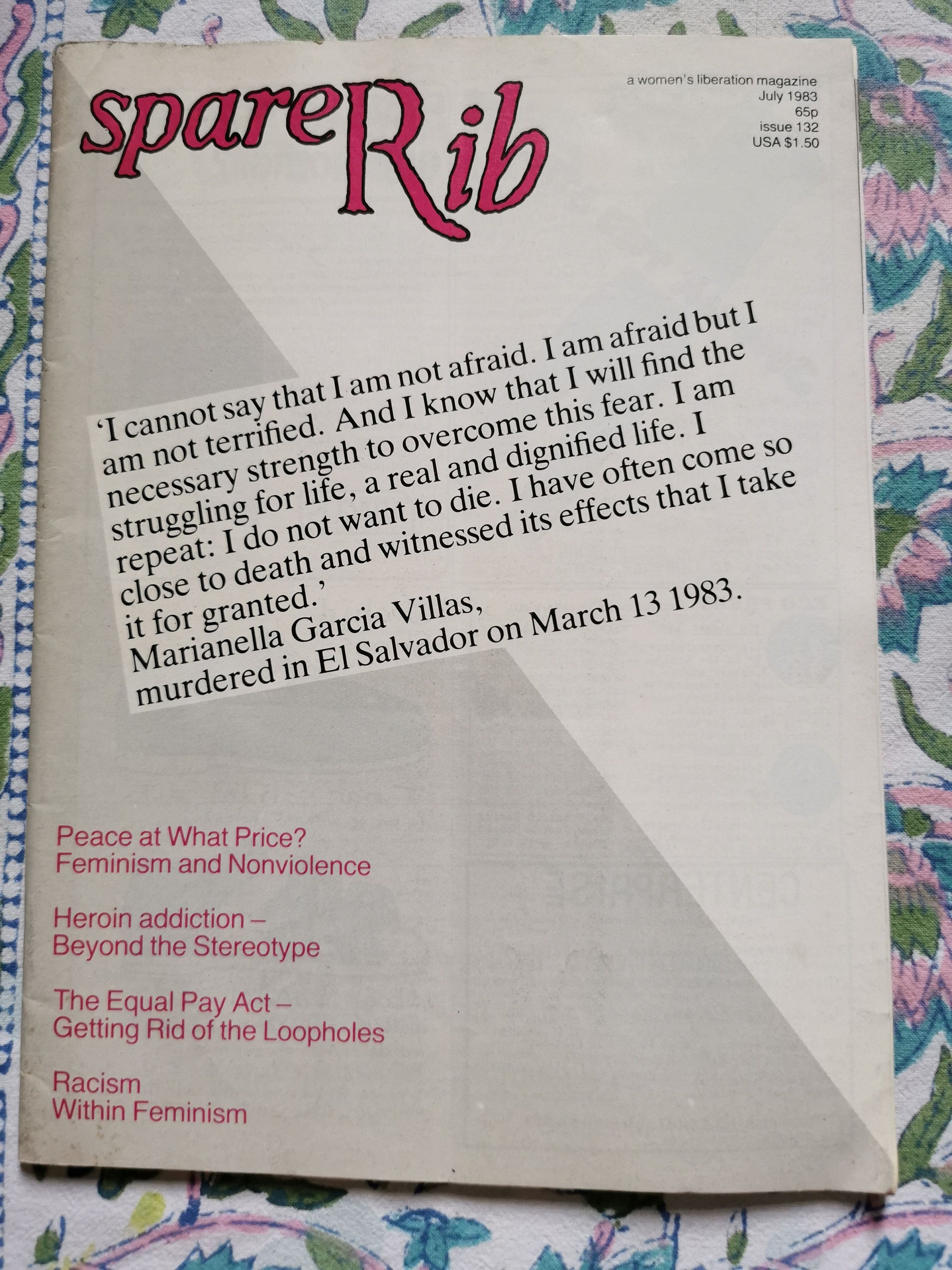 Spare Rib July 1983 132 Vintage Feminist Female Liberation Lesbian ...