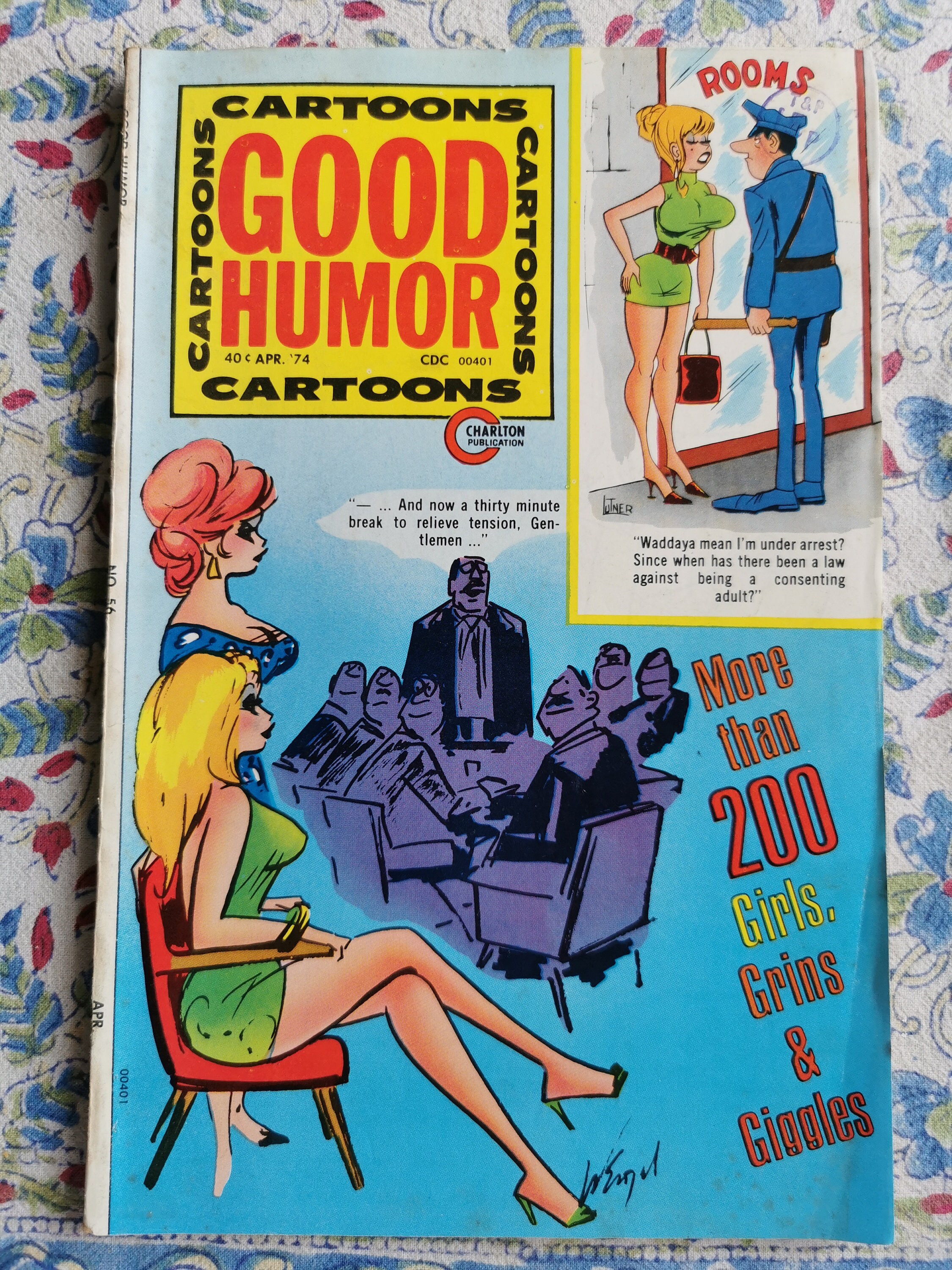 Good Humour Cartoon Comic 65 April 1974 Vintage British Joke Book Adult good-humour-cartoon-comic-65-april-1974-vintage-british-joke-book-adult