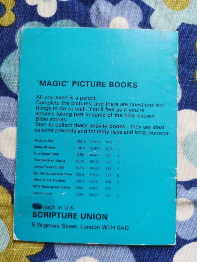 A Magic Picture Book- Noah's Ark Marie Hibma Frost & Mina Mclean 1971 ...