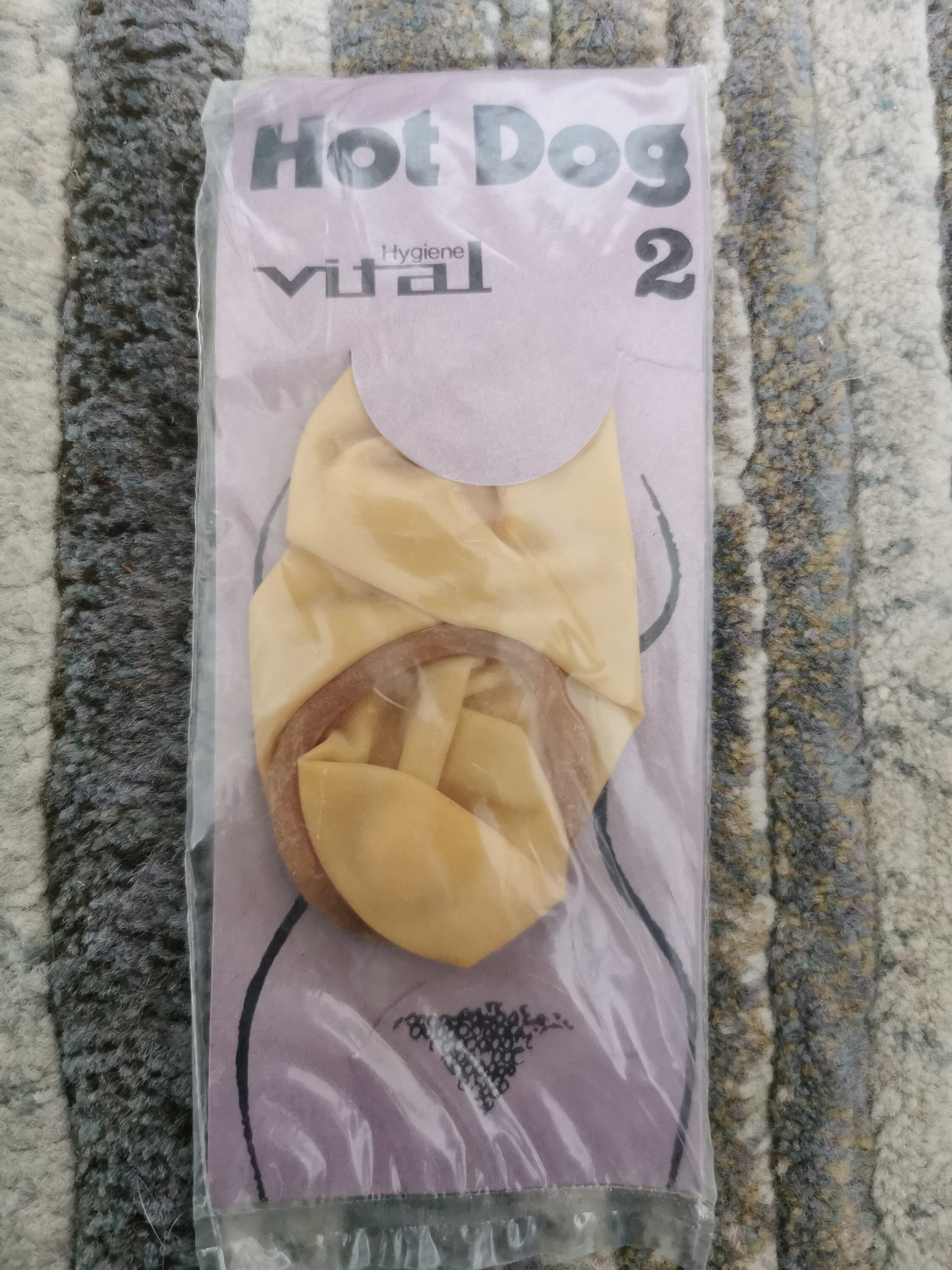 Vintage 'hot Dog' Hygiene Vital Condom Prophylactics German - Etsy UK