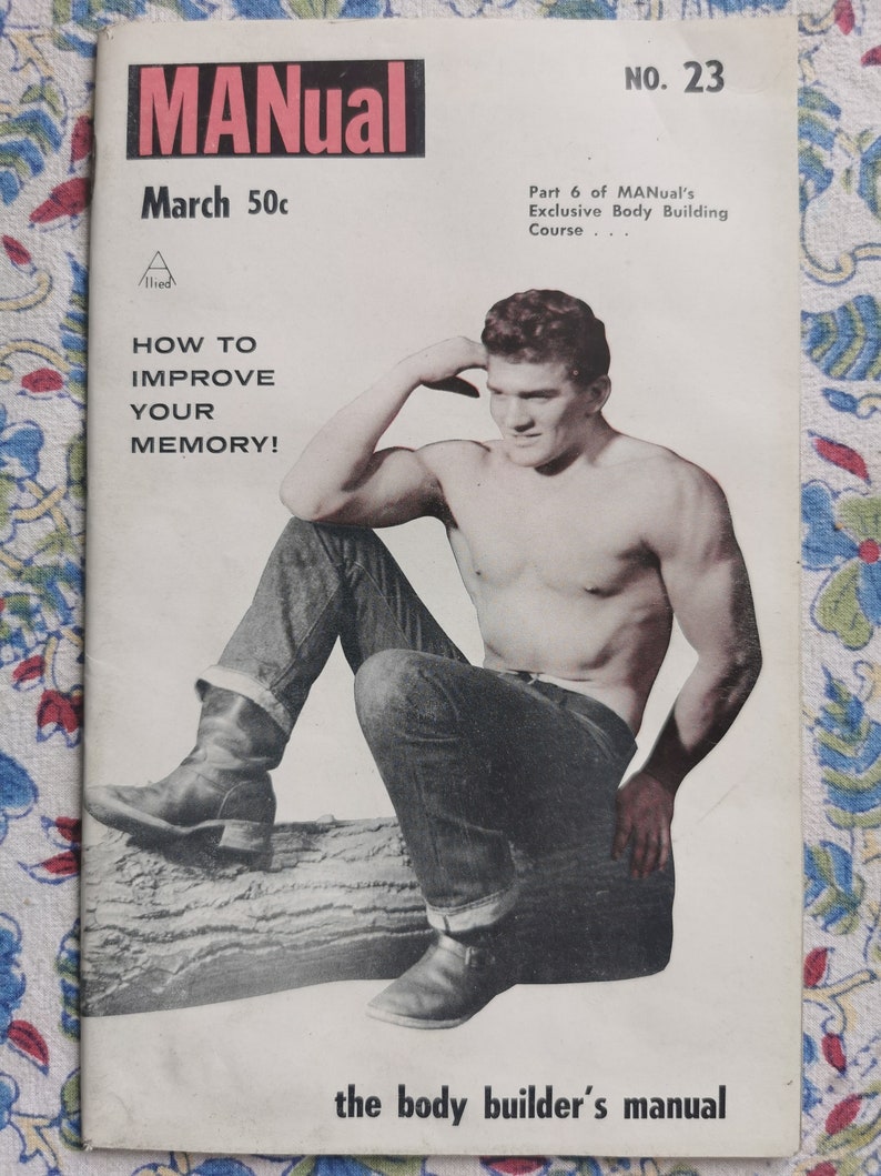 Manual Magazine No. 23 March 1961 USA Gay Interest Muscle Bodybuilding ...