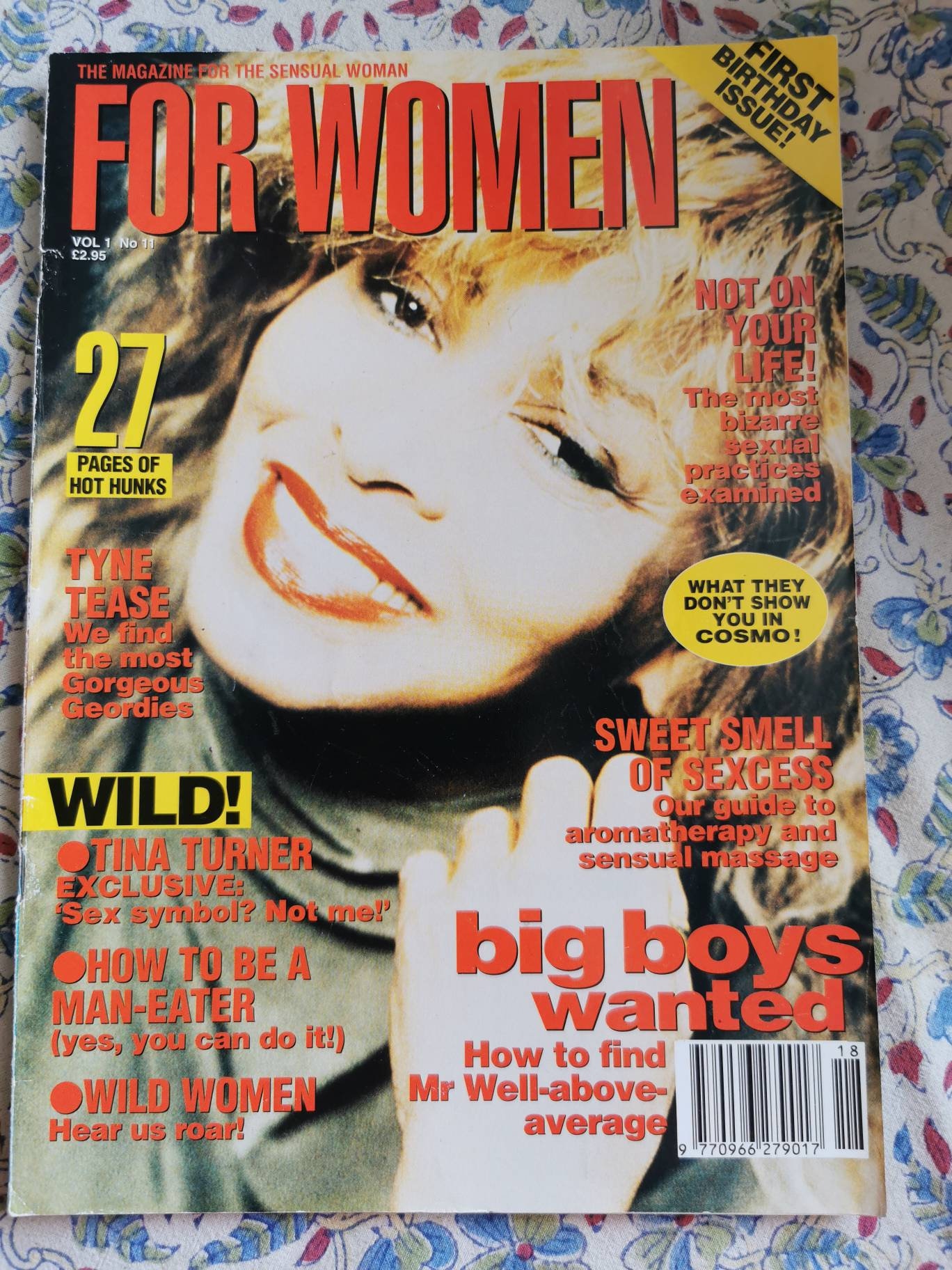 For Women Magazine Vol. 1 No. 11 UK 1993 Vintage Women's Gay Interest ...