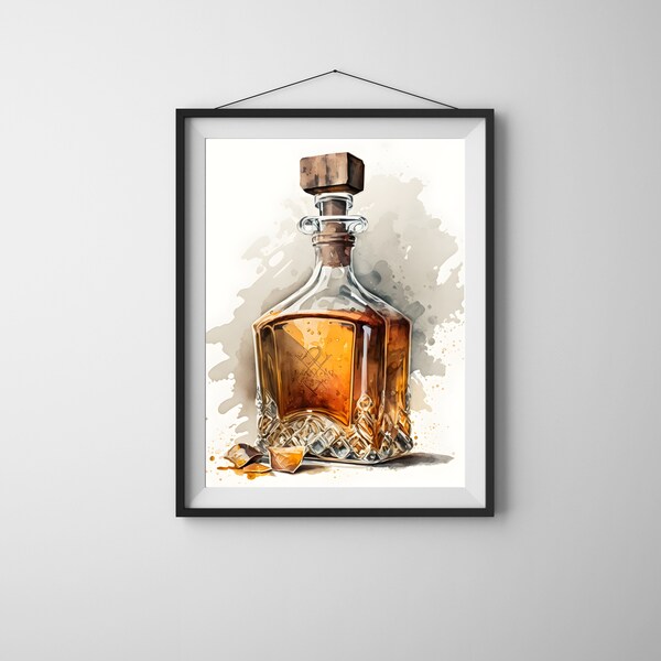 Whiskey Printable Wall Art - Etsy